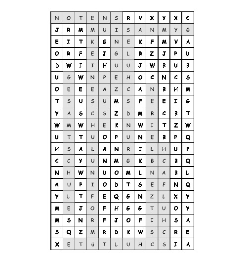 Arbeitsblatt "Die Schule in Deutschland " - SUCHSEL mit 10 versteckten ...